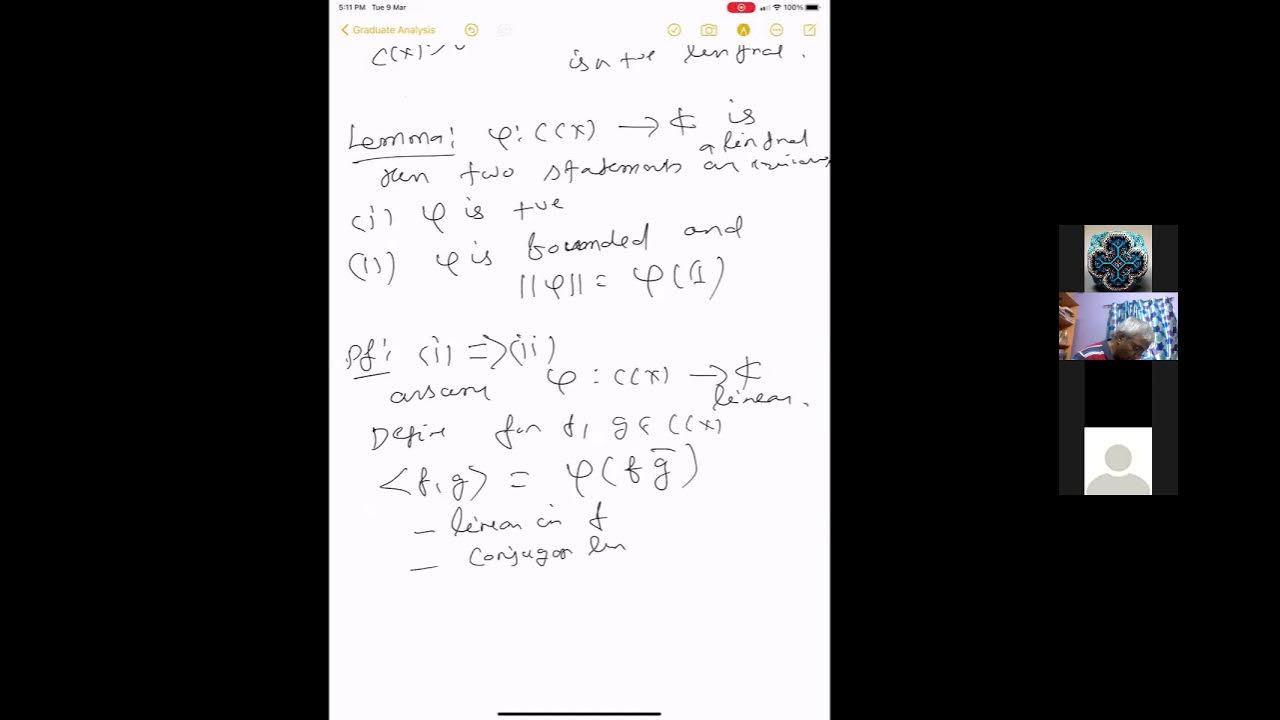 Riesz Representation Theorem - YouTube