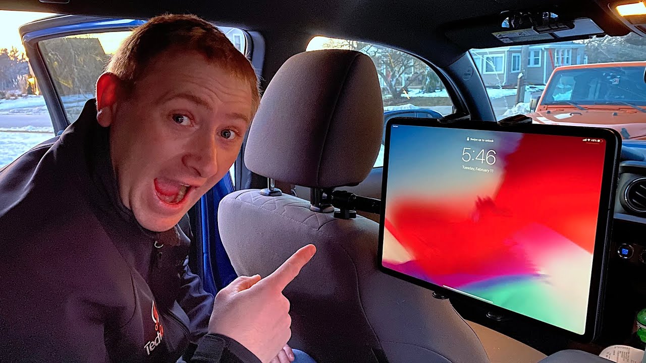 Tackform Headrest Tablet Mount Review - YouTube