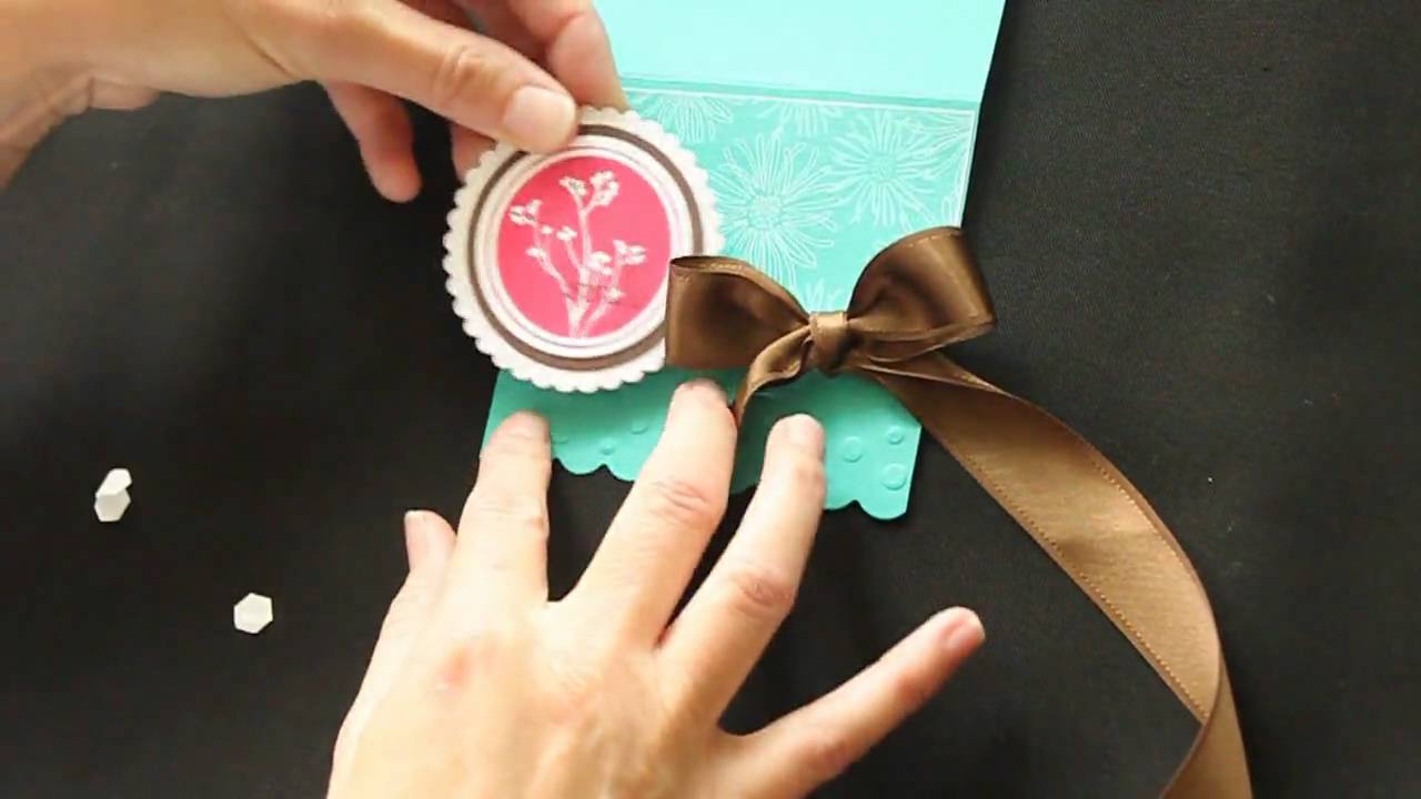 Dry Embossed Borders with Xyron Creatopia - YouTube