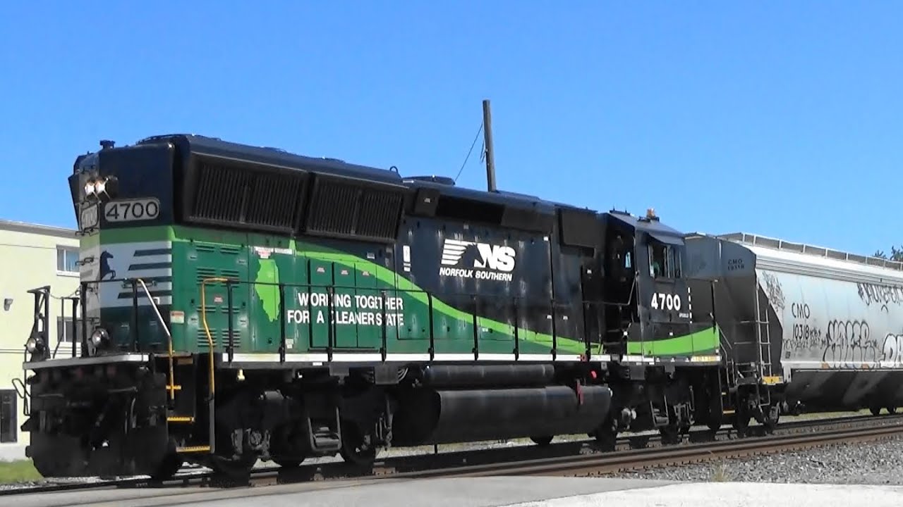 NS 4700 & 4701- GP33ECO's, Hammond, IN, 8/19/20 - YouTube