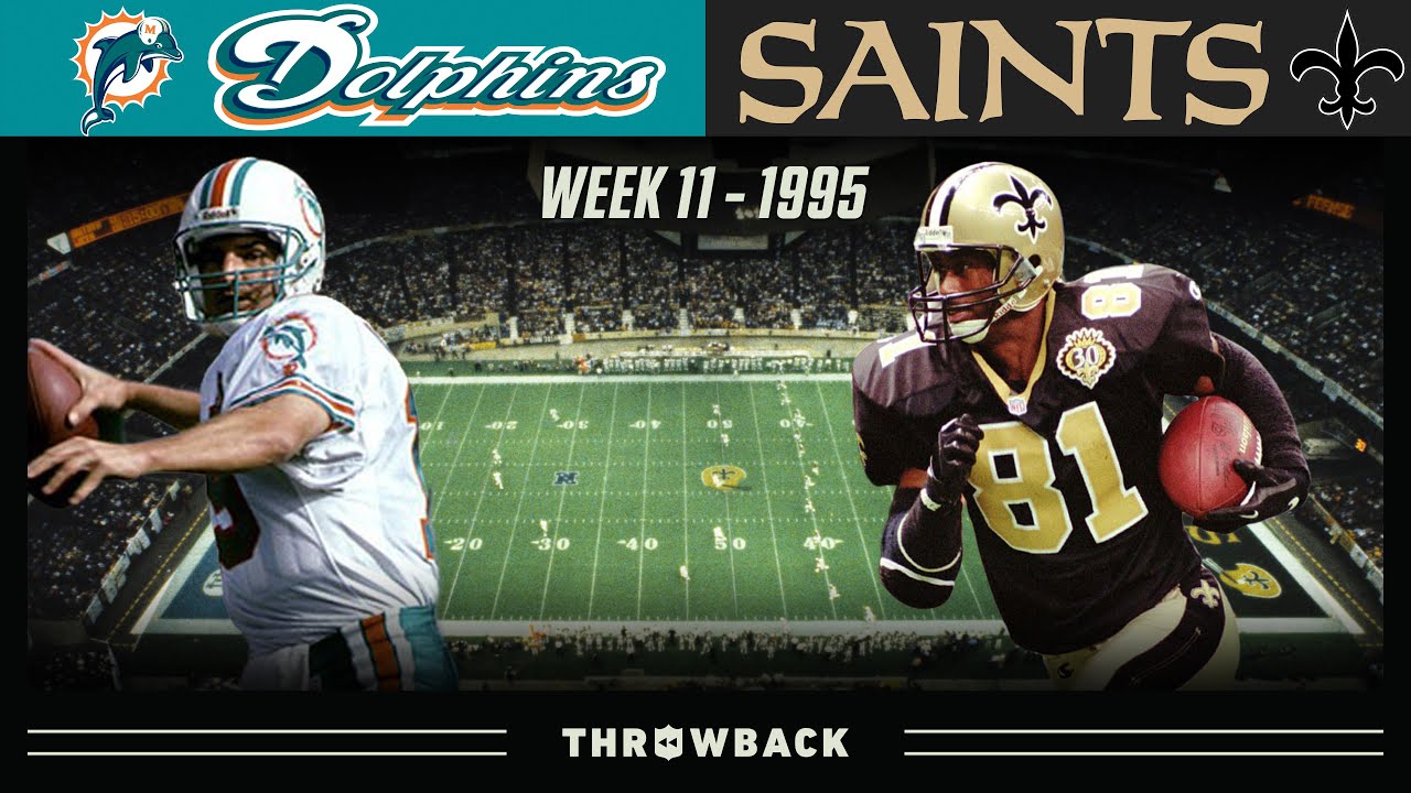 It is All Up to Bernie! (Dolphins vs. Saints 1995, Week 7) - YouTube
