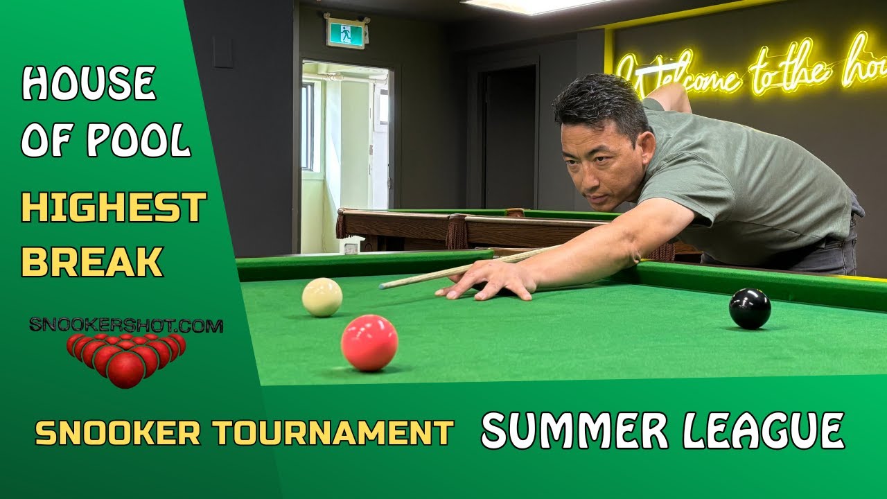 Snooker Tournament High Break by Tsundu 💪 A Stunning Display of Mastery ...