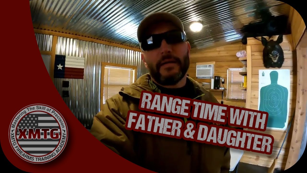 Range Time with Father and Daughter Shooting Custom 6.5 CM and .22 LR ...