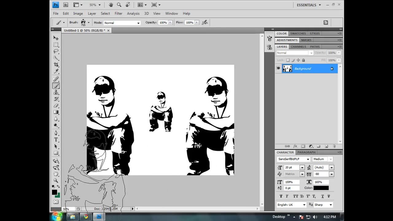 How to export your custom Photoshop brush into .ABR file format - YouTube