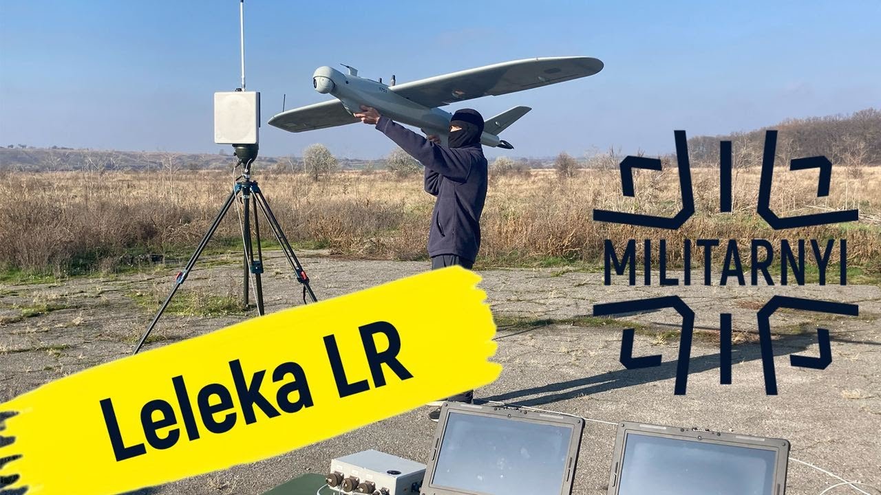 Новий БПАК Leleka LR. Зліт та посадка - YouTube