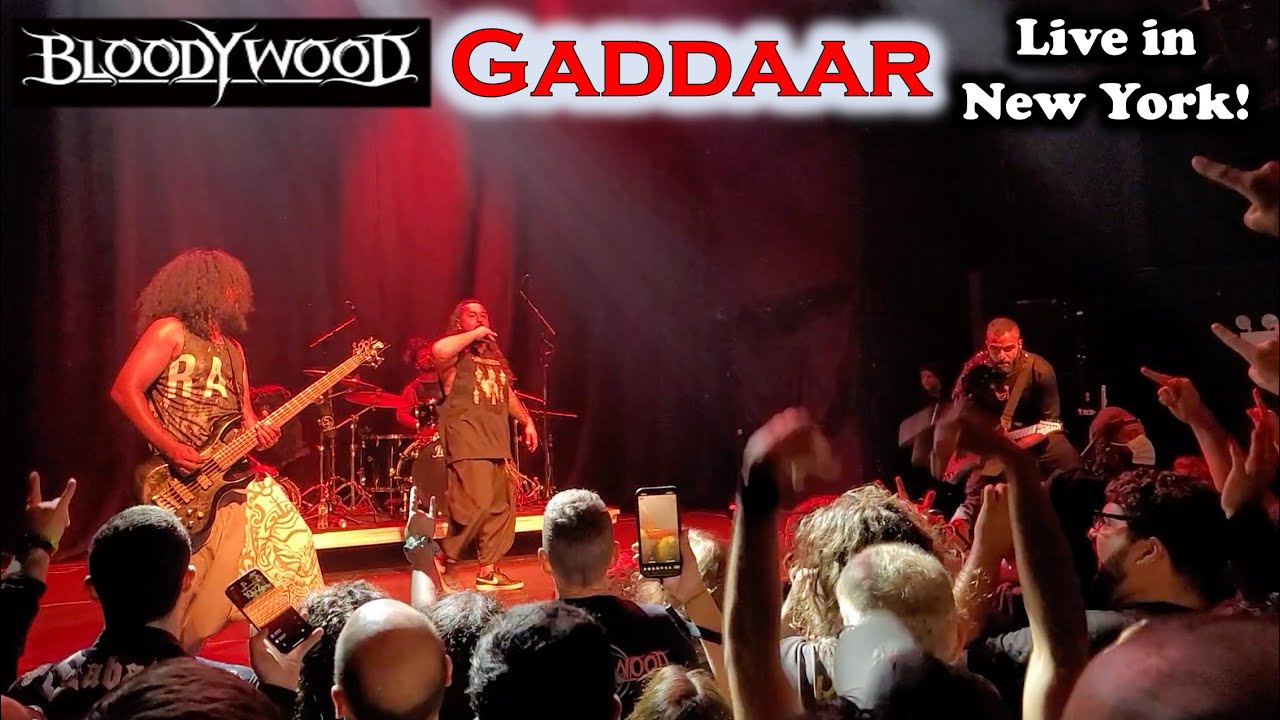 Gaddaar: Bloodywood Live (Nine Inch Naans tour New York City, October ...