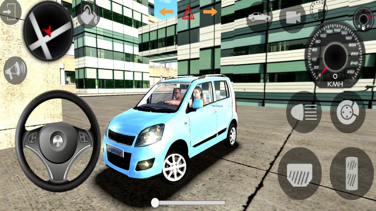 BRAND SUZUKI WAGON R BLUE CAR | GADI WALA GAME | INDIAN CARS SIMULATOR ...