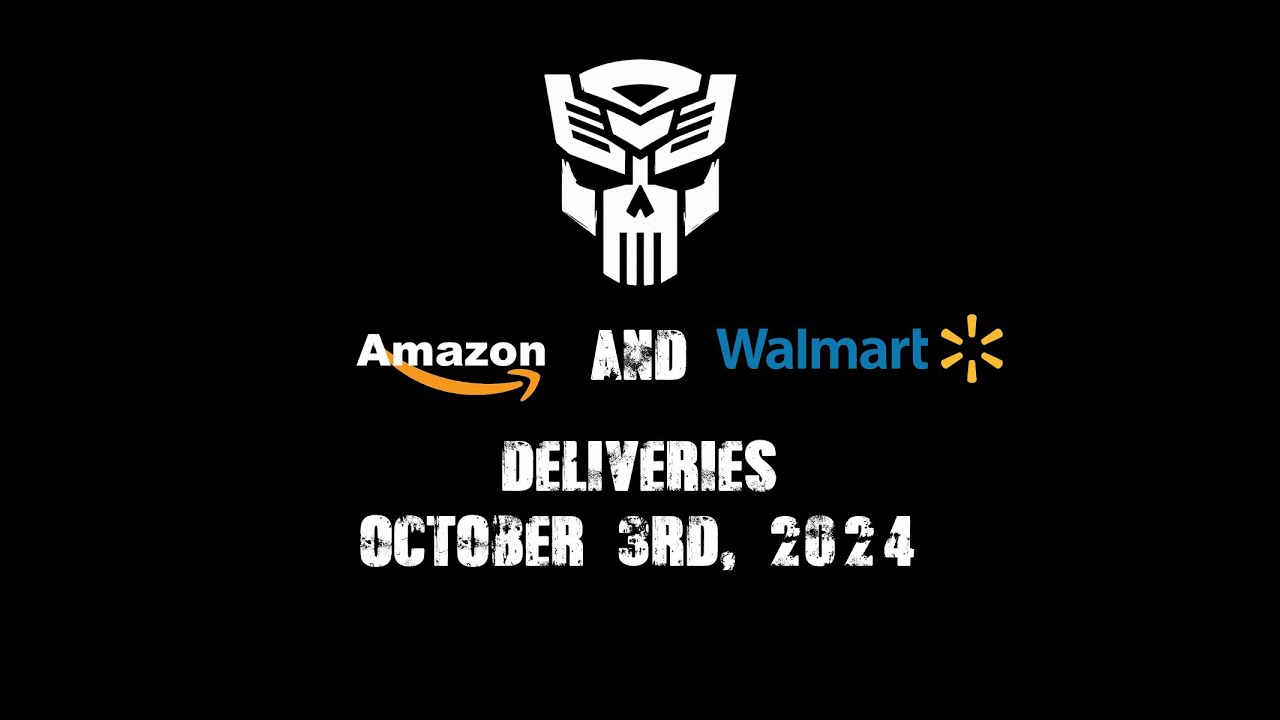 Amazon and WalMart Deliveries October 3rd, 2024 Four Packages Arrived ...