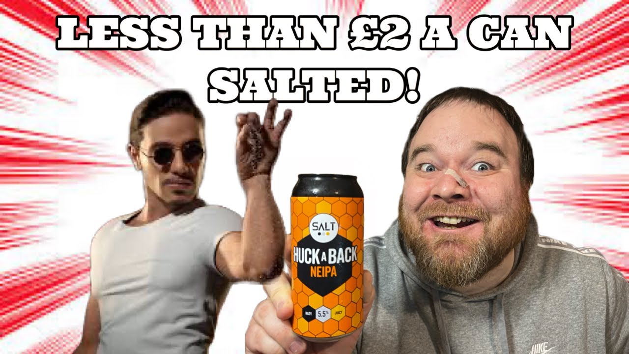 Salt brewery’s : HUCK a BACK |5.5%| NEIPA Craft beer review! - YouTube