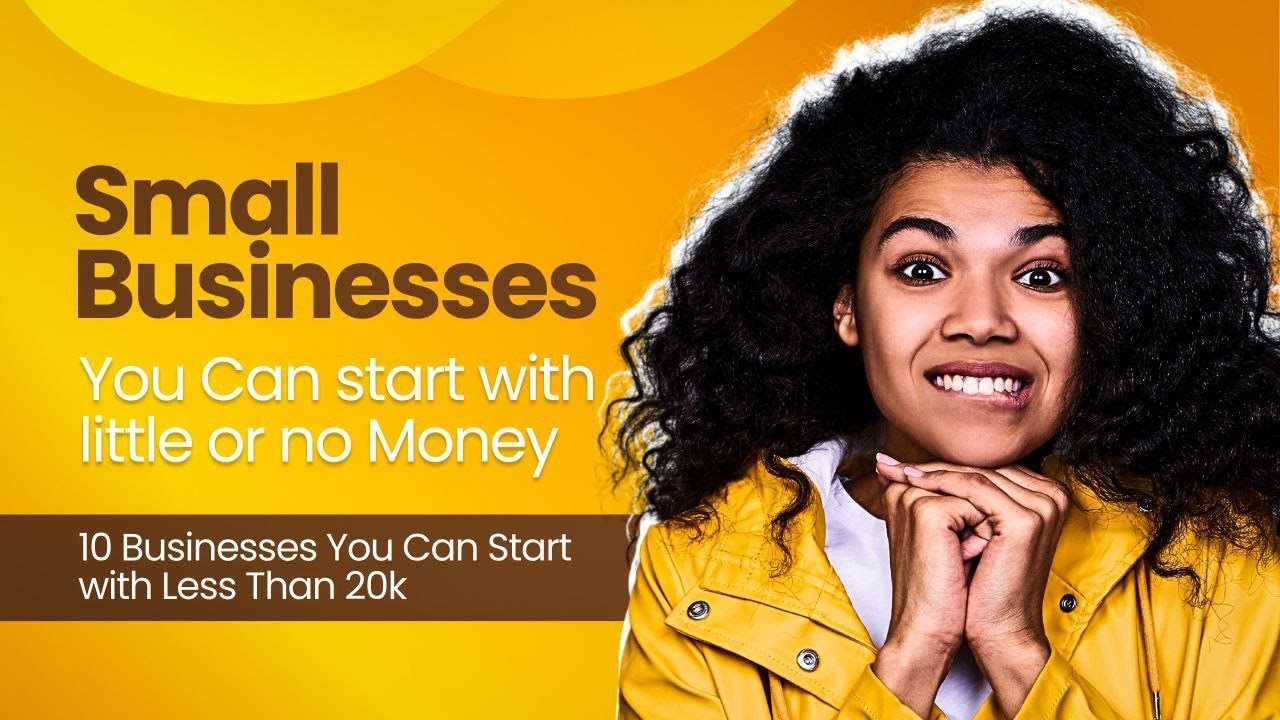10 Profitable Businesses You Can Start Now With Less Than 20k or No ...