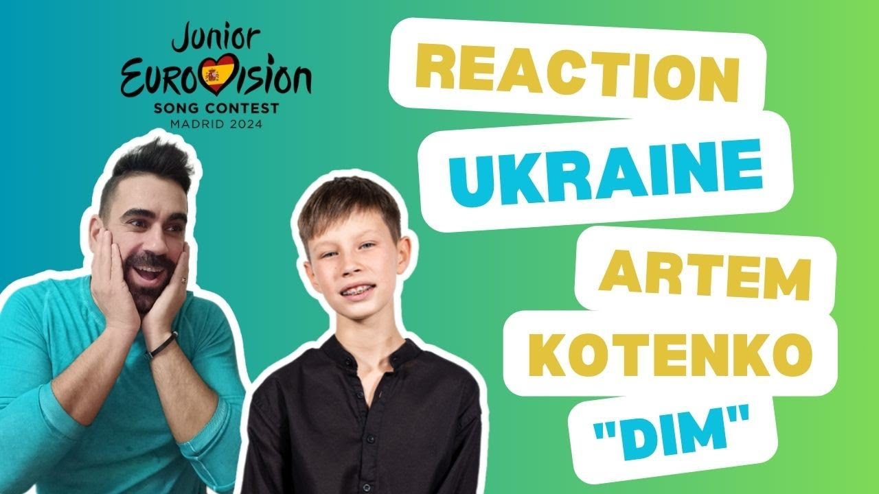 REACTION | UKRAINE JESC 2024 🇺🇦 | Artem Kotenko - "Dim' - YouTube