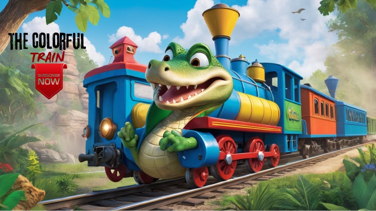 Train Alligator | The Colorful Train for kids | ABCcartoo - YouTube