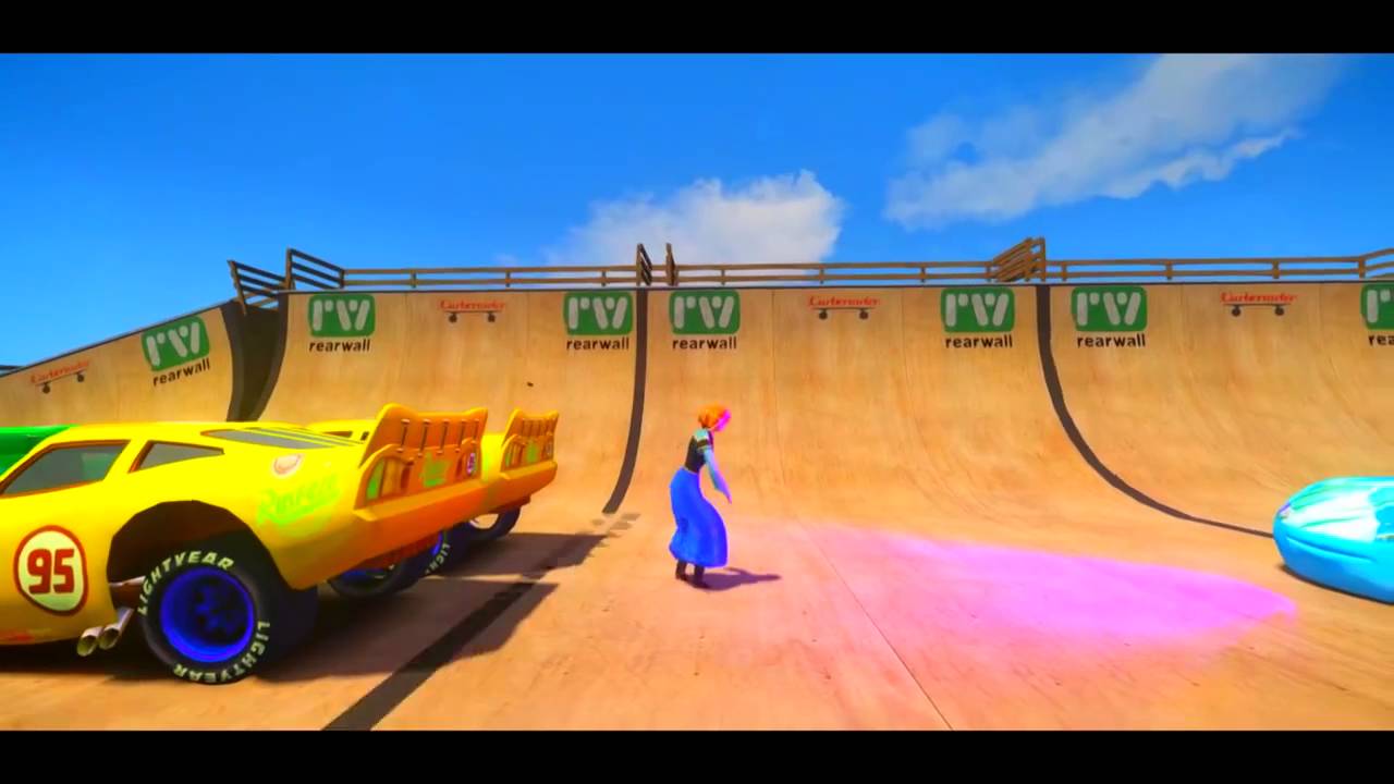 Frozen Princess Anna & Angry Birds Nursery Rhymes Lightning McQueen ...