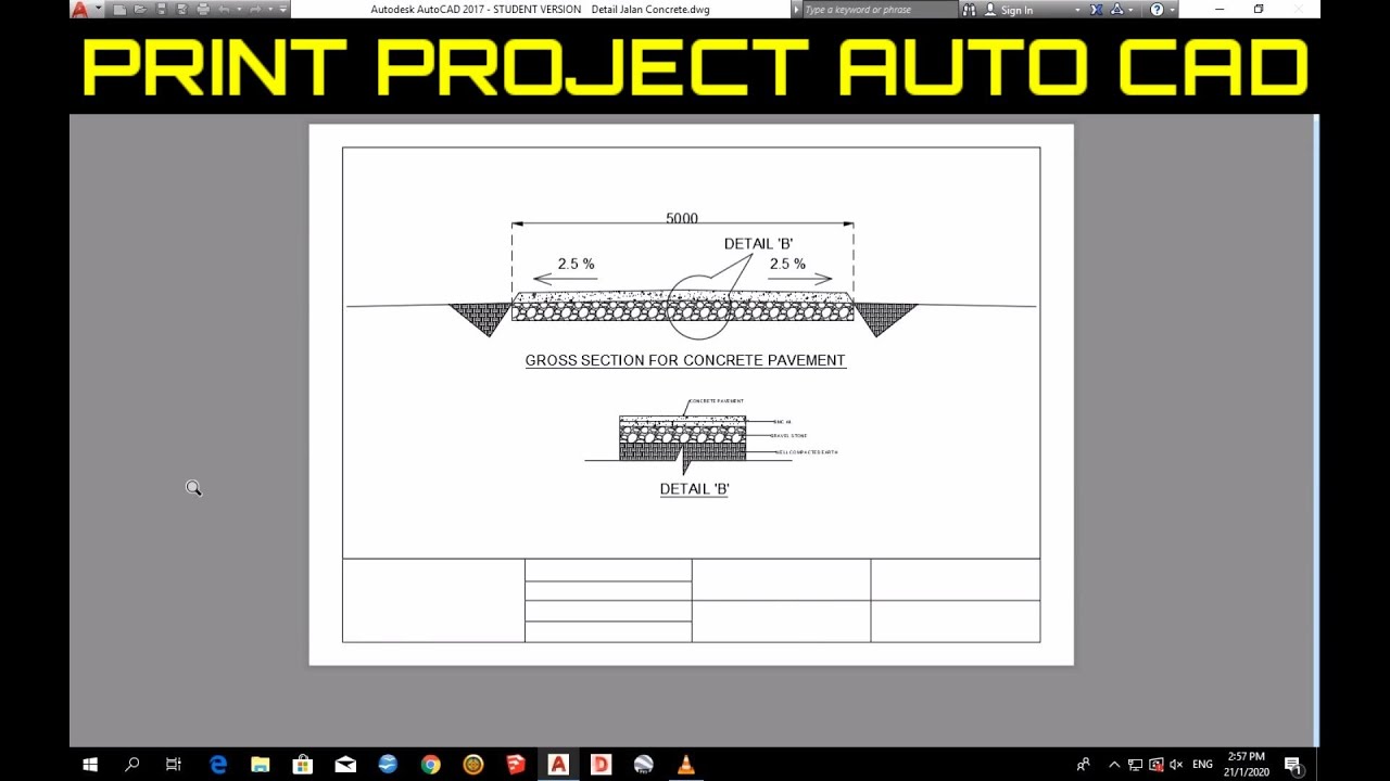 Cara plotting Layout dan print lukisan di Auto Cad dengan cara yang ...