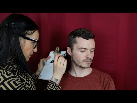 [ASMR] Detailed Face / Head Inspection & Check Up *Measuring & List ...