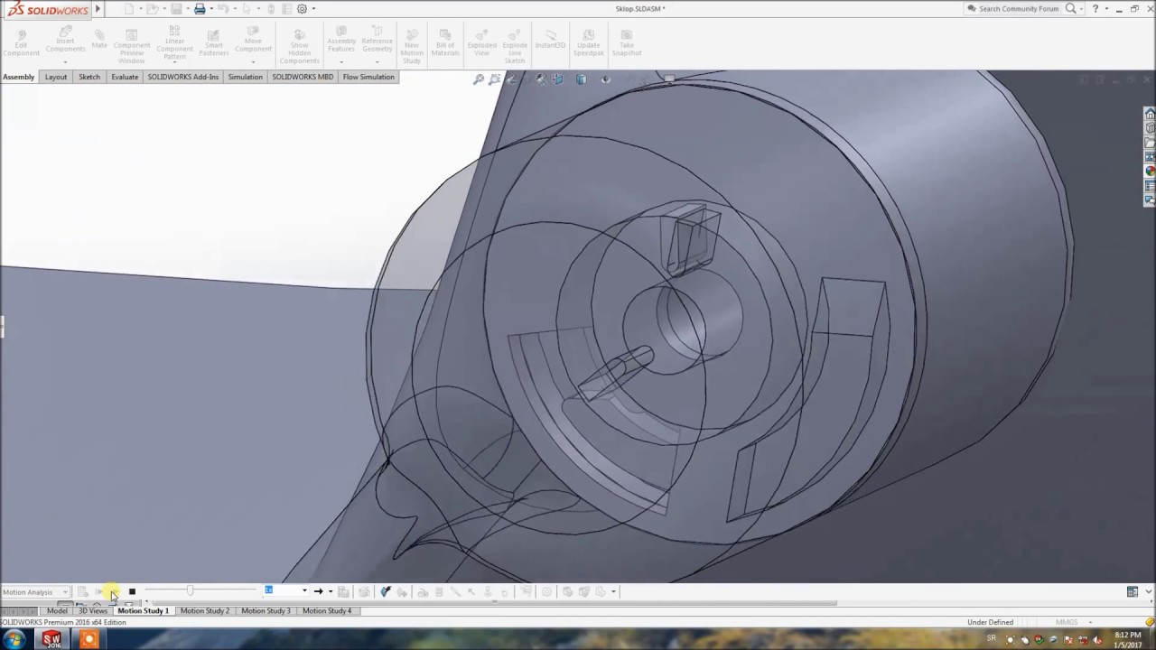 Animation of Hand Rest Mechanism on Chair - YouTube