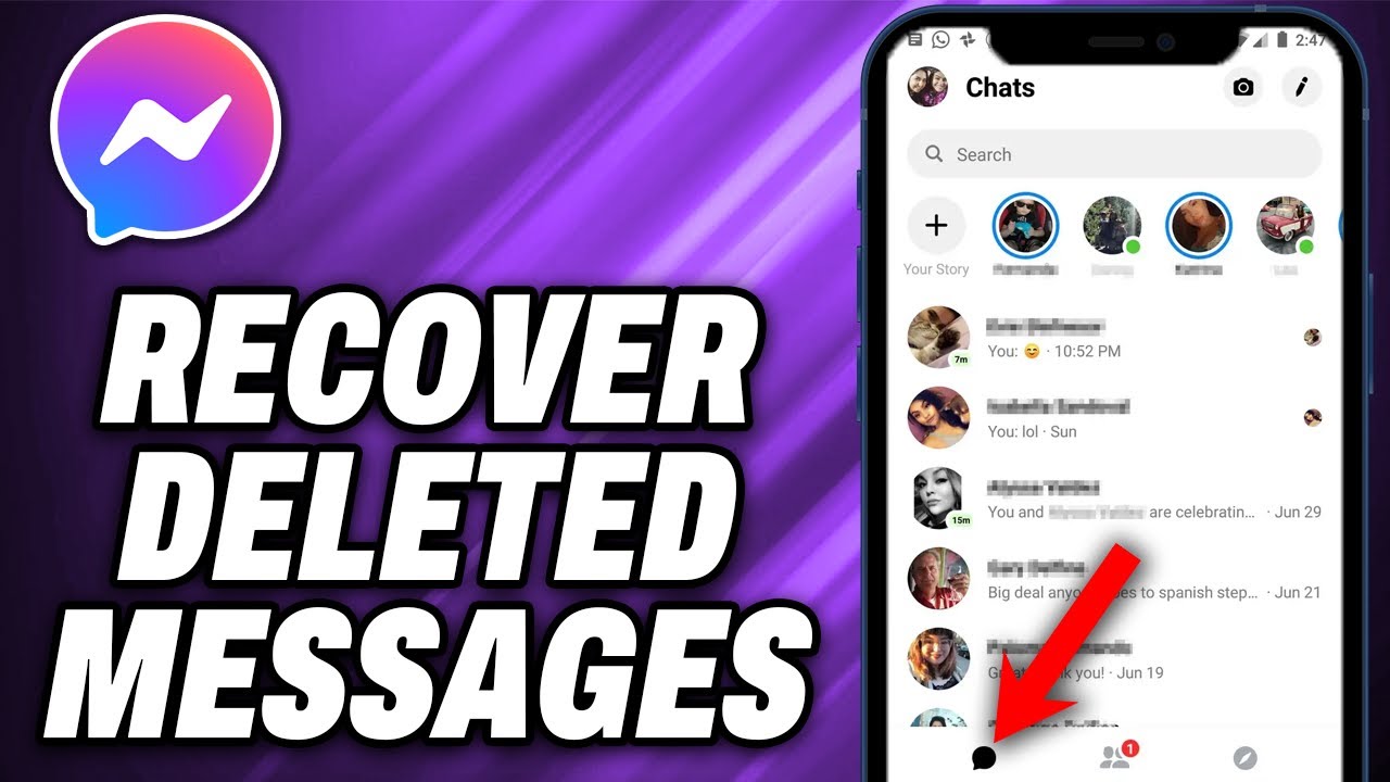 How To Recover Deleted Messages On Messenger (2024) - Quick Help - YouTube