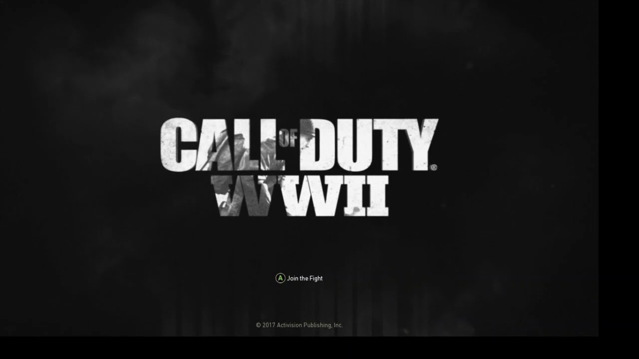 CALL OF DUTY WW2 MAIN MENU THEME SONG - YouTube
