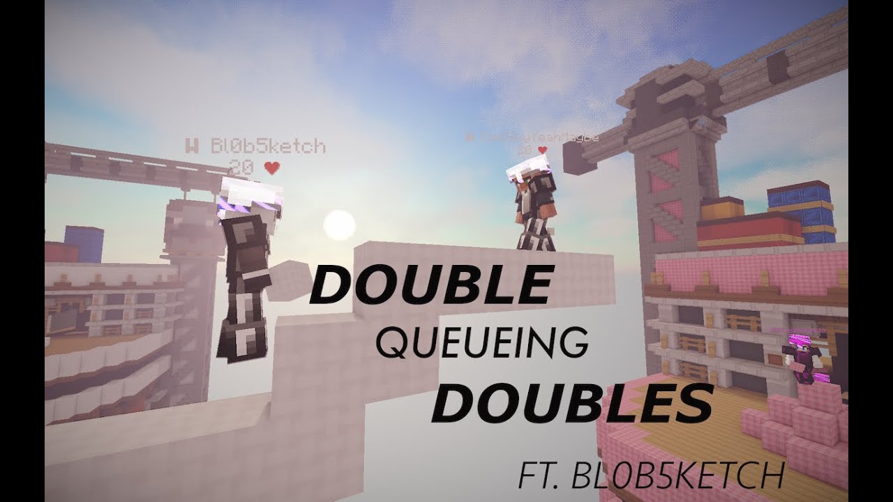 Double queueing Doubles | Minecraft Hypixel Bedwars - YouTube