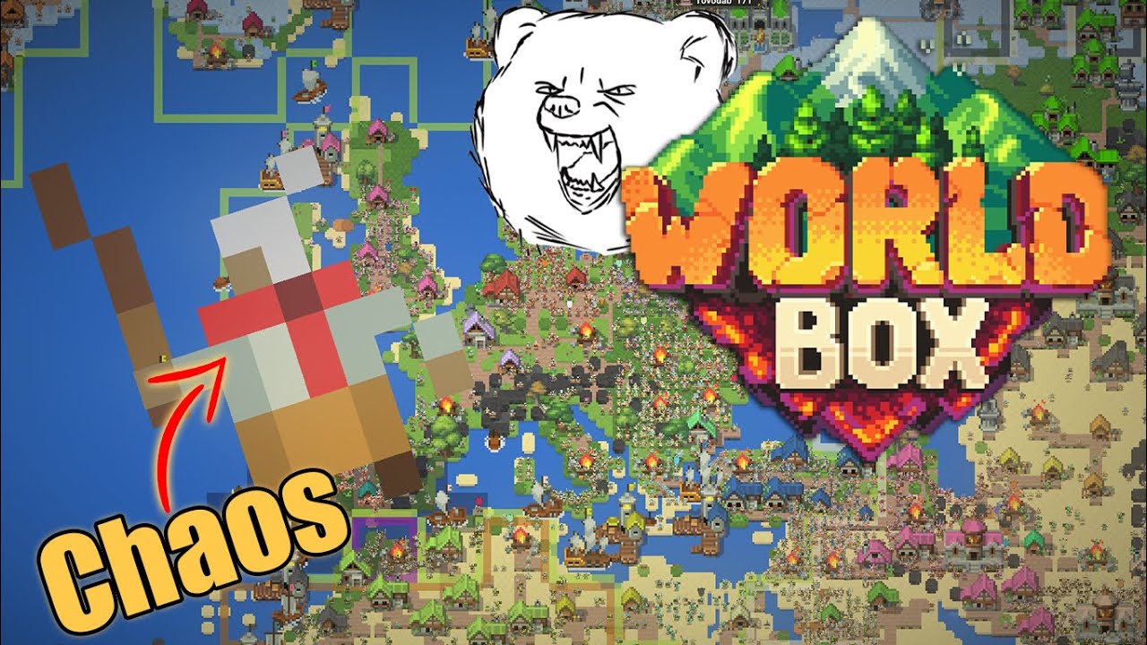 I Made Chaos Descend On the Whole Planet in Worldbox - YouTube