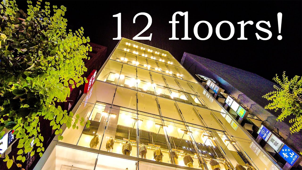World’s Largest UNIQLO – 12 Floors of Fashion in Ginza, Tokyo, Japan ...