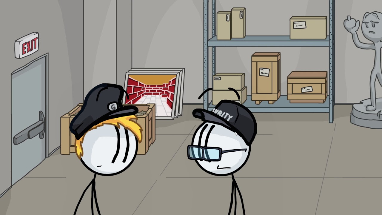 Henry Stickmin - Stealing the Diamond: Unseen Burglar/Undetected ending ...
