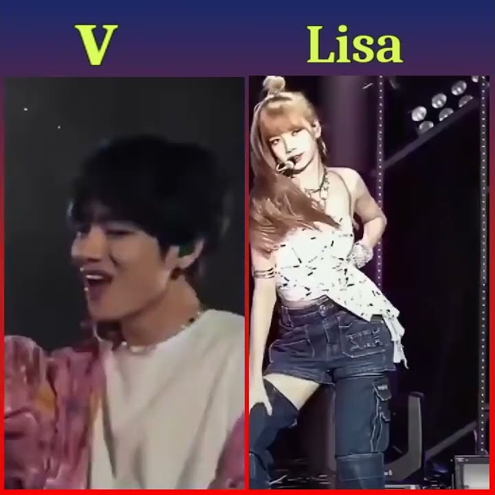 Who is best BTS V or blackpink lisa 💜💜💜💜#short - YouTube