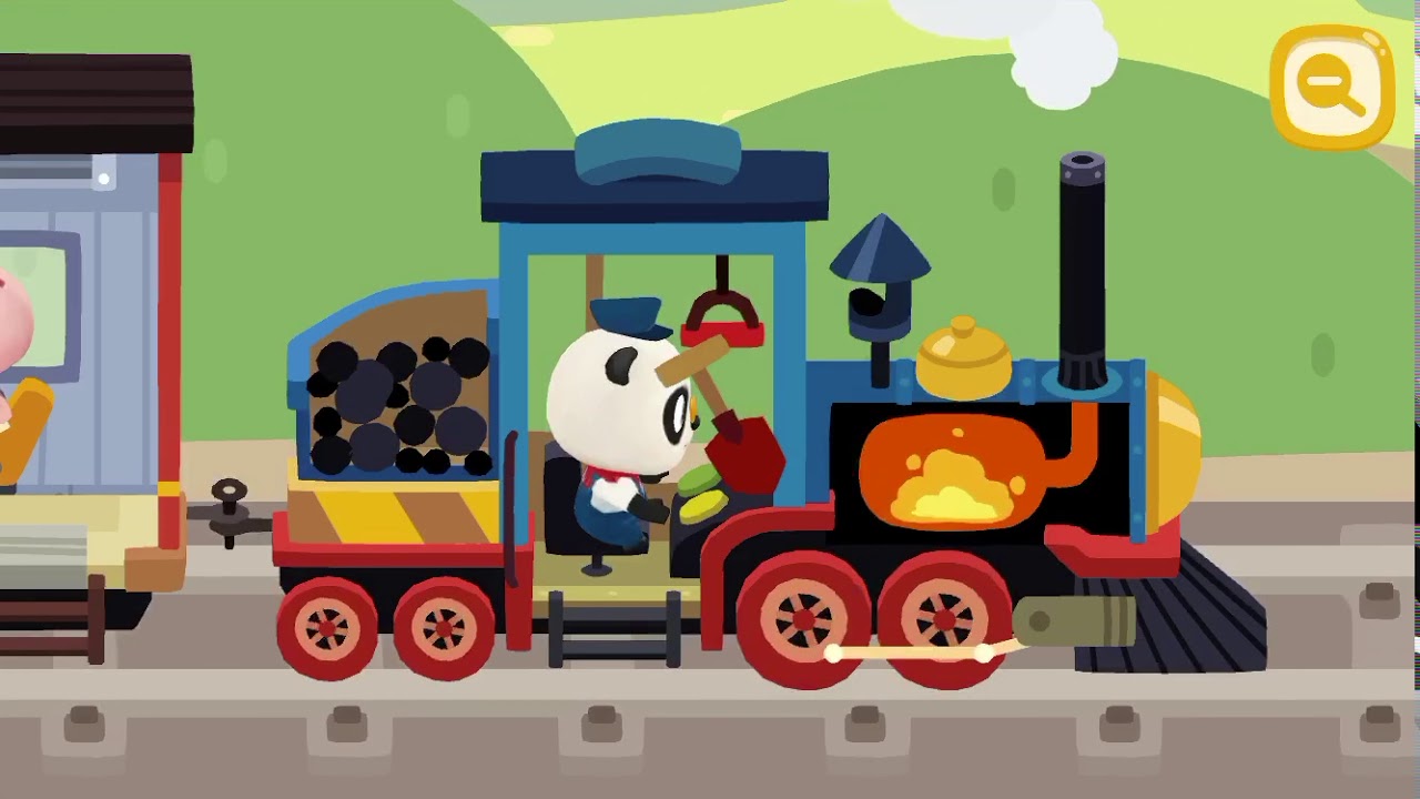 DR Panda train letter A - YouTube