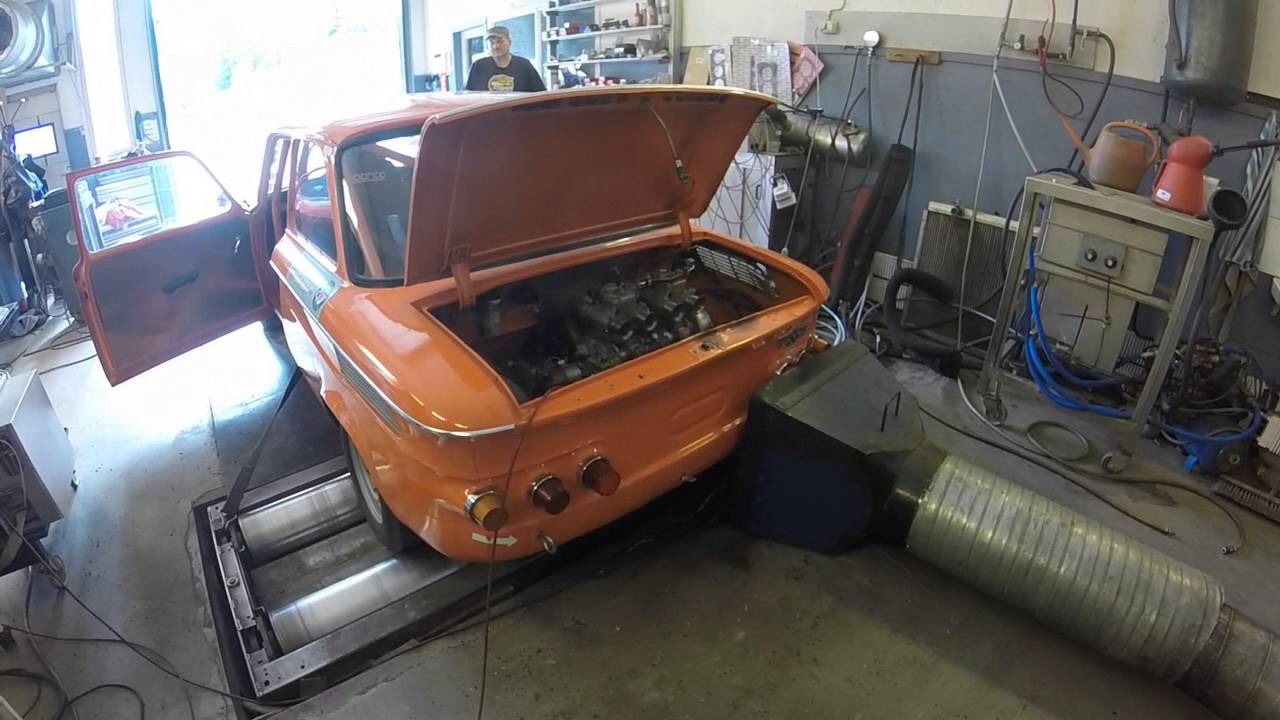 NSU TTS 1000cc dyno - YouTube