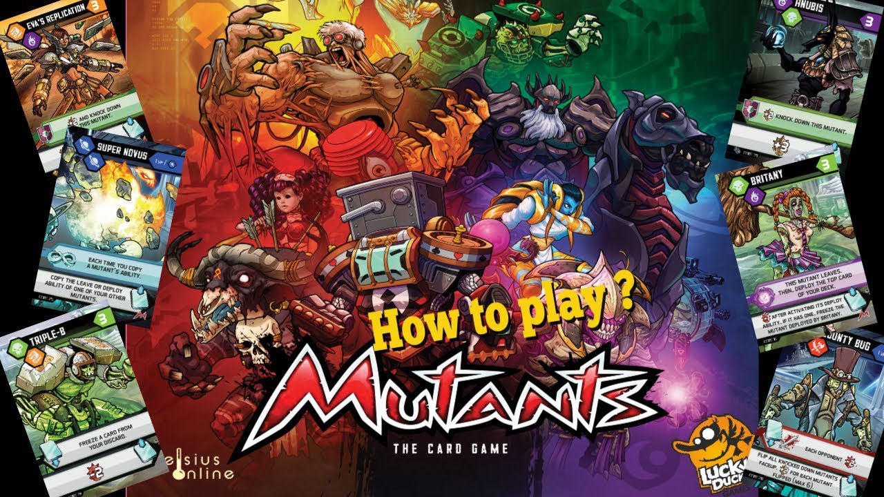 How to play "Mutants, the card game" - YouTube