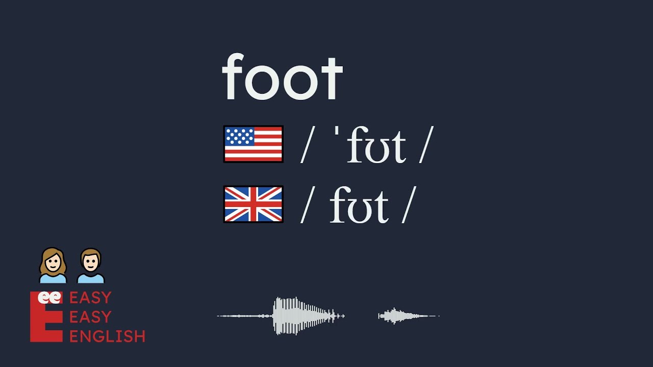 How to pronounce foot? US English UK English IPA Audio Waveform 👩👨 How ...