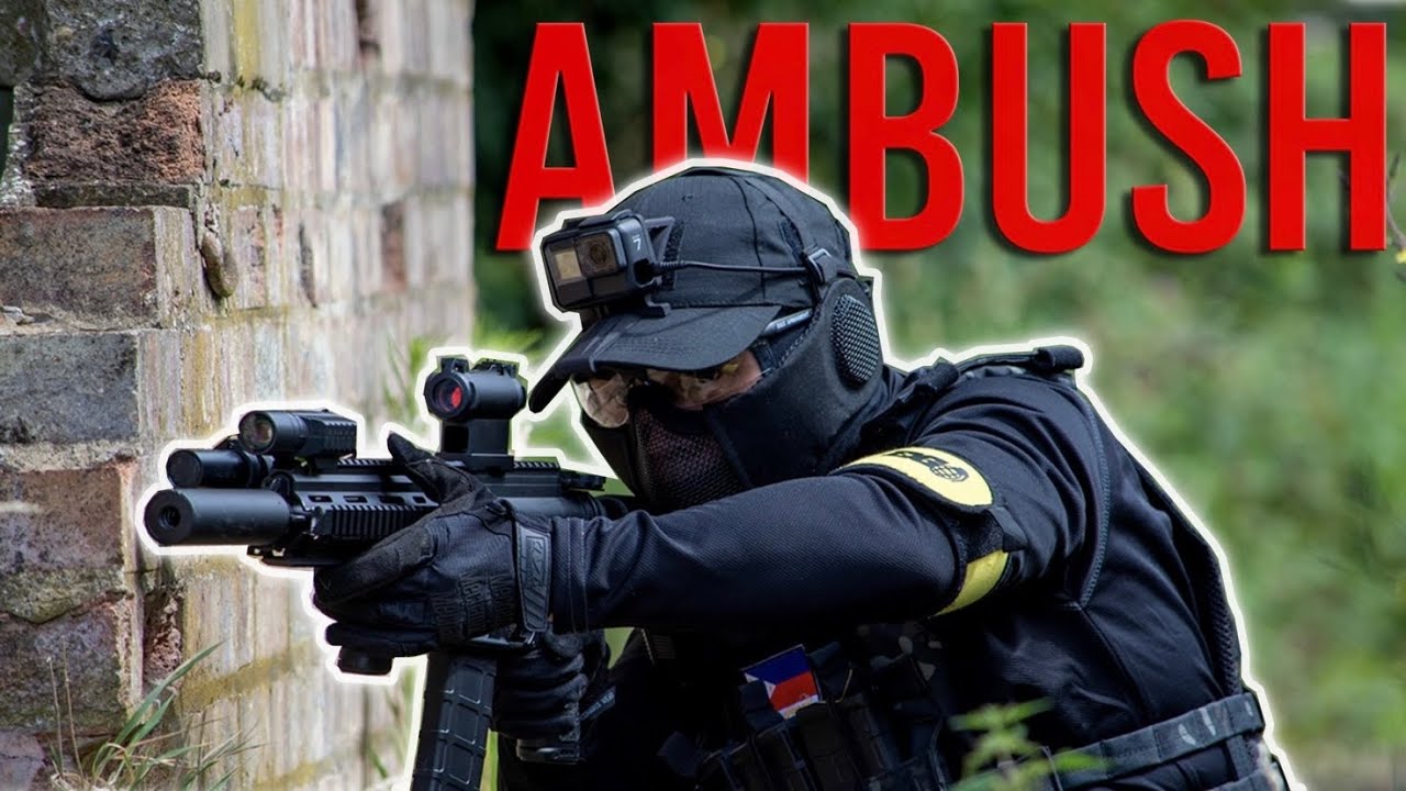 INTENSE Airsoft AMBUSH In The WOODS (HK416 Gameplay) - YouTube