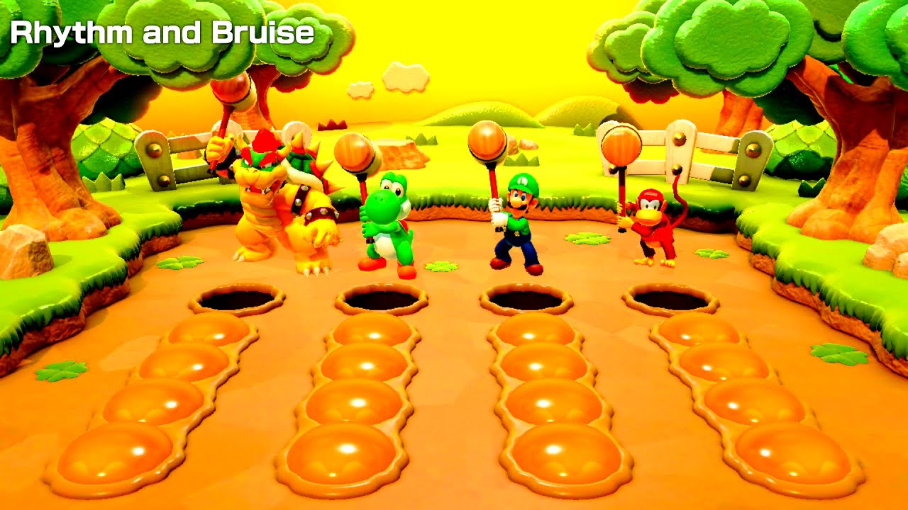 Super Mario Party - Rhythm and Bruise (Minigames) - YouTube