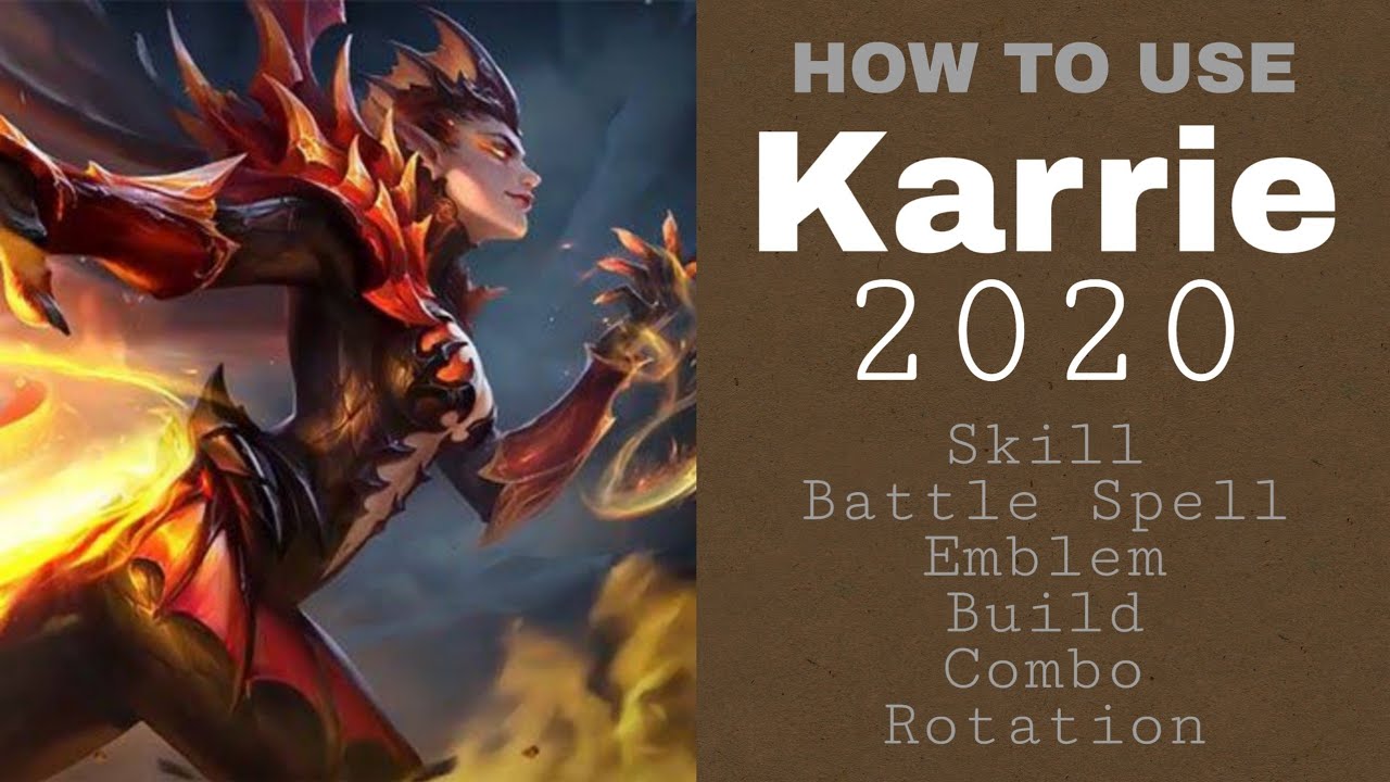 HOW TO USE Karrie 2020 FAST Tutorial | Guide |Build |Combo | Rotation ...