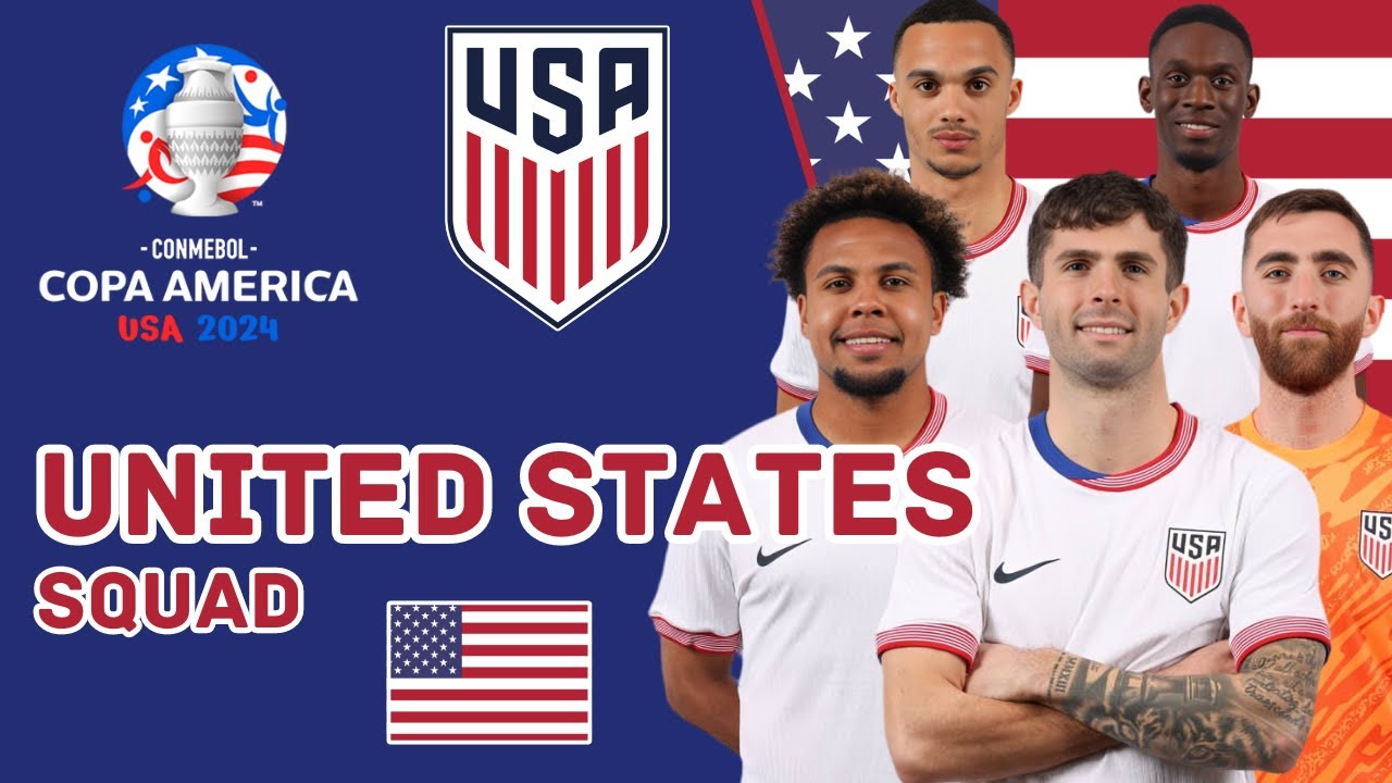 UNITED STATES Official Squad For Copa America 2024 | USA Squad | Copa ...