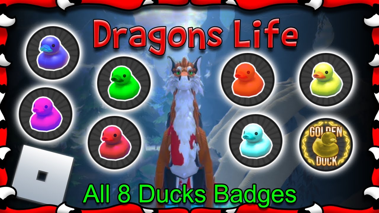 ROBLOX | Dragons Life - All 8 Ducks Badges! #55 - 1080HD - YouTube