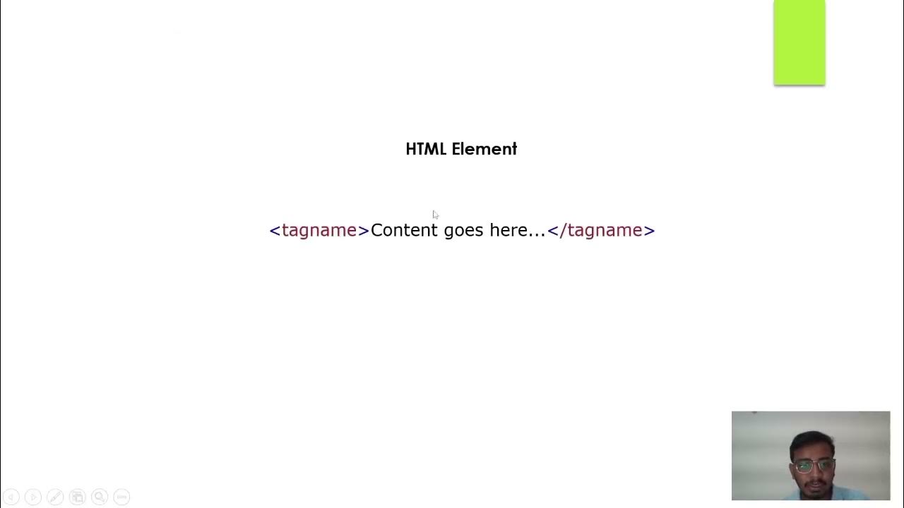 Introduction to HTML element, tag and Attribute - YouTube