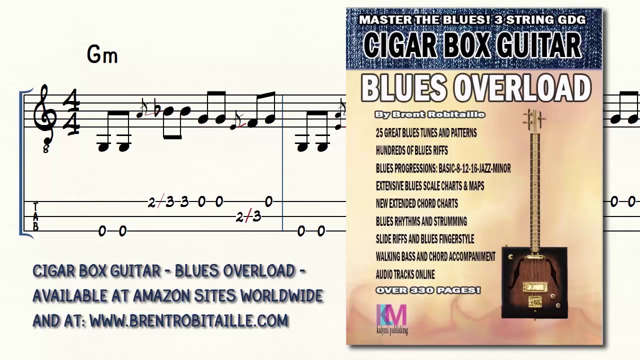 Cigar Box Guitar - Blues Overload - Rockin' Blues - 3 String Guitar ...
