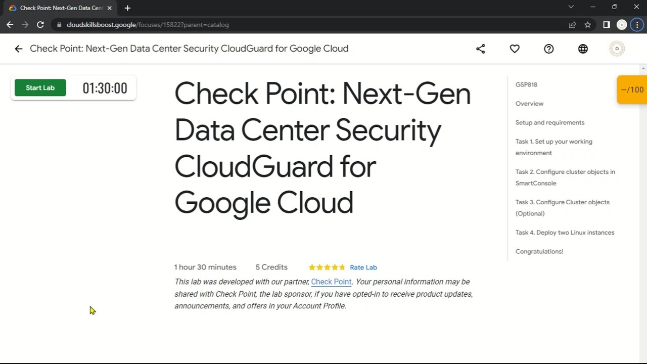 Check Point: Next-Gen Data Center Security CloudGuard for Google Cloud | GSP818 | Solution - YouTube