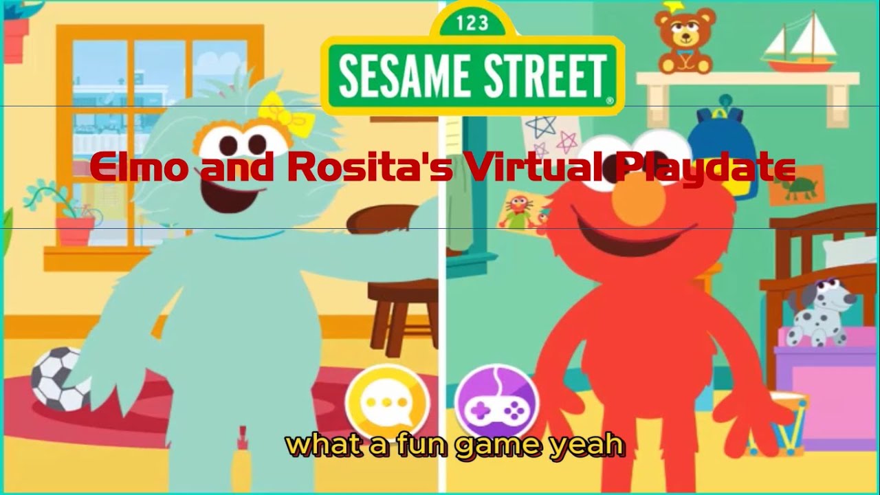Elmo and Rosita's Virtual Playdate - Sesame Street Fun Kids Games ...
