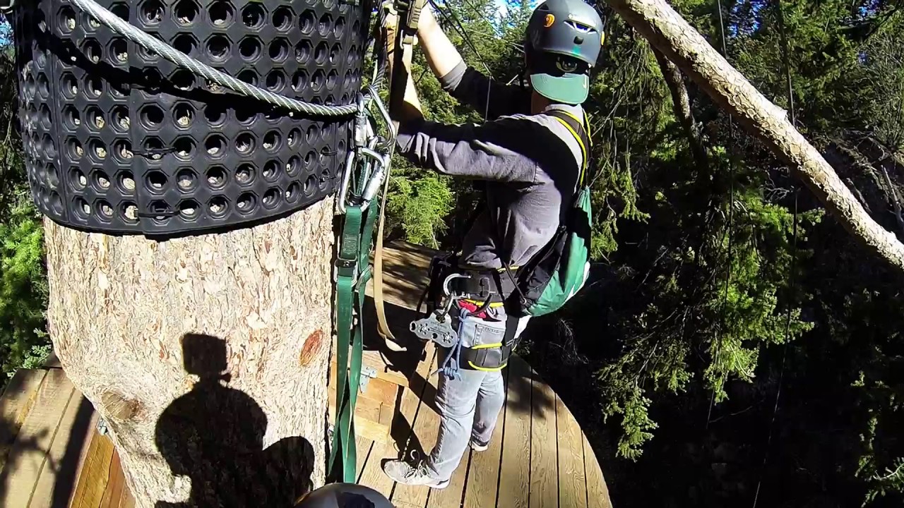 Timberline Adventures Zip Line - YouTube