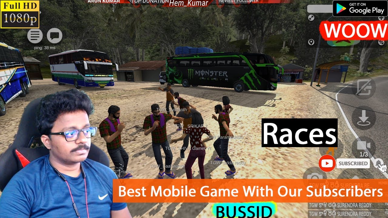 Mobile Bus Races APSRTC Express Bus Race with our subscribers | Bus ...