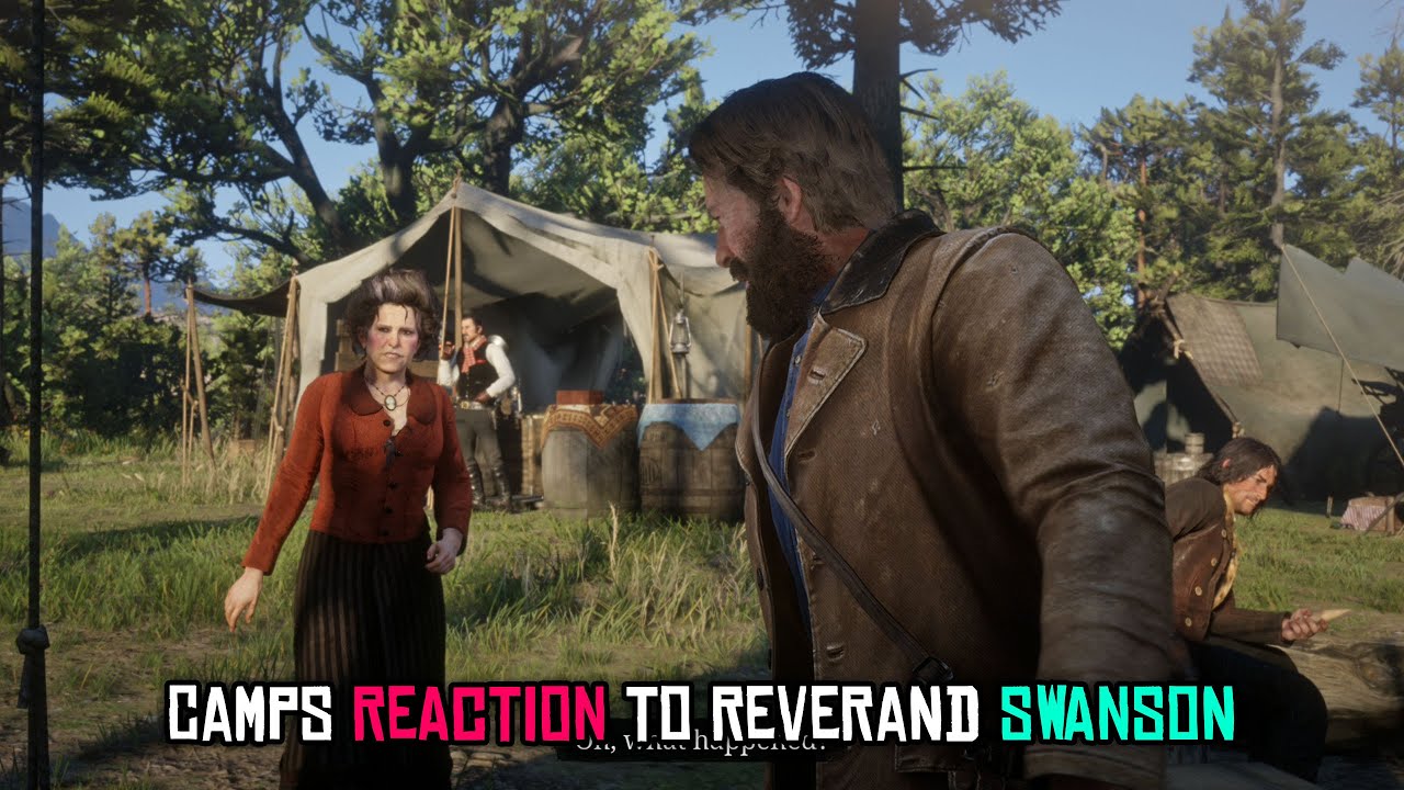 Camps Reaction To Returning Reverend Swanson - YouTube