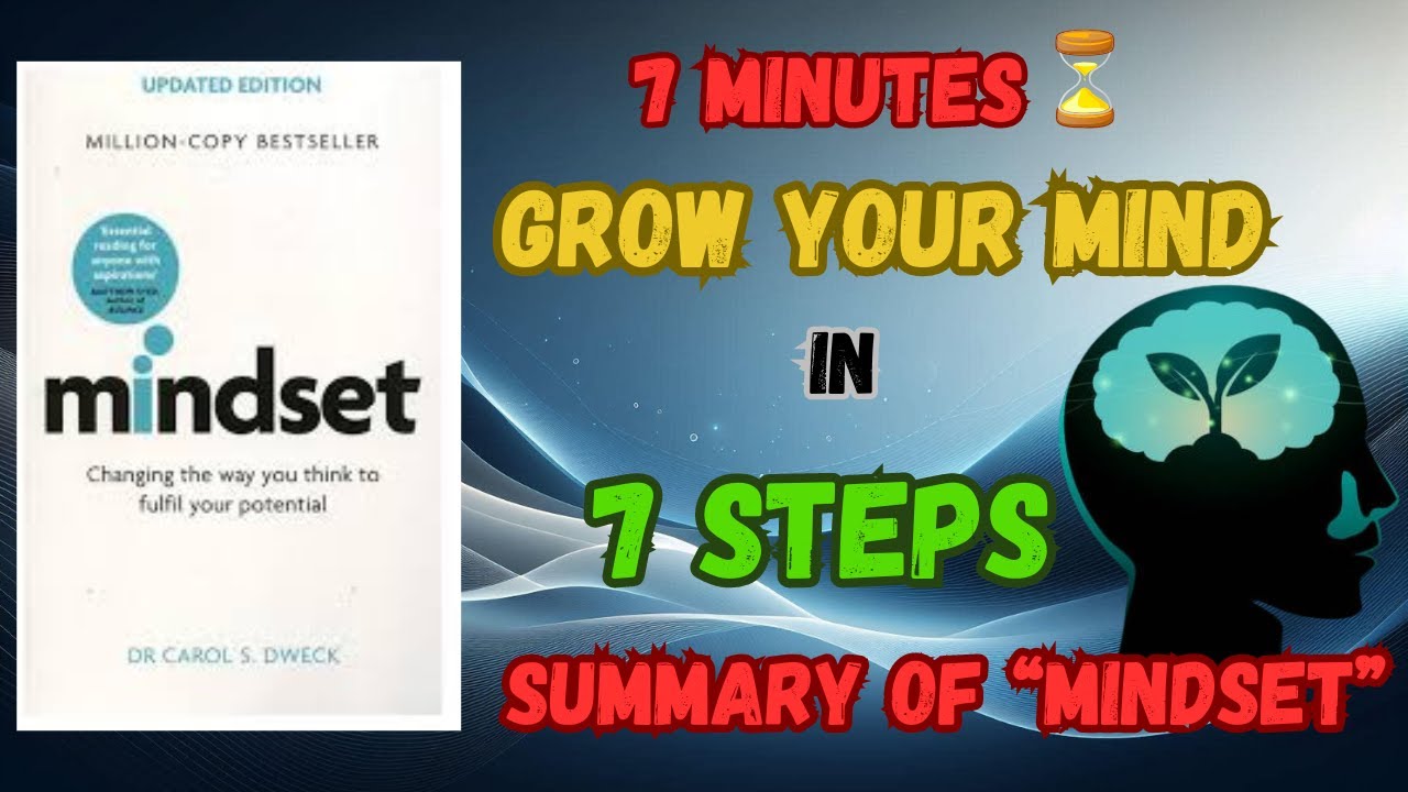 7-Minute Summary of "Mindset" by Carol Dweck | Key Takeaways & Insights ...