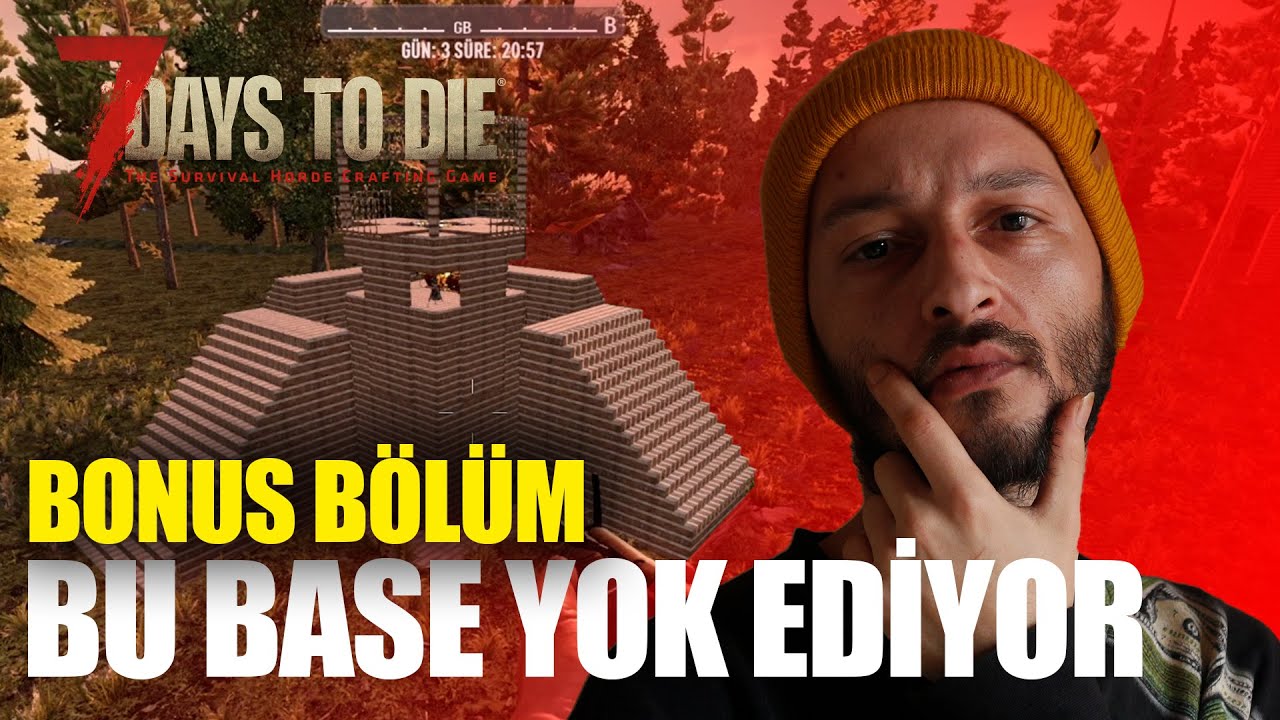 BONUS BÖLÜM | 25+ MUTATED ZOMBİYE DAYANAN BASE YAPTIM! 7 DAYS TO DIE ...