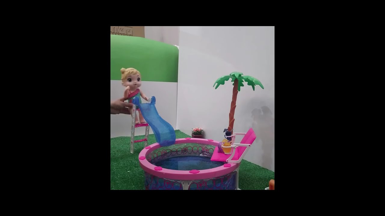 Baby Alive ile Havuz keyfi Enjoying the Pool with Baby Alive - YouTube