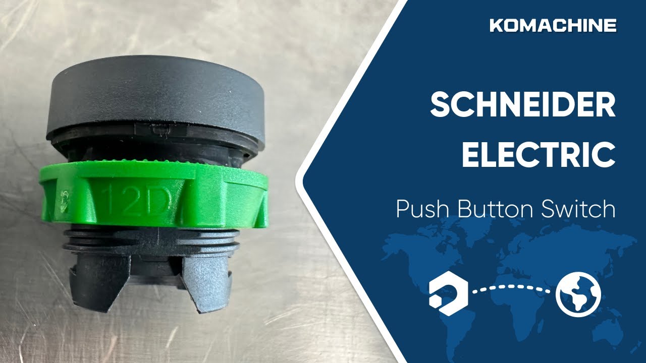 SCHNEIDER ELECTRIC / Push Button Switch (XB5AA31) / INV-03647 - YouTube