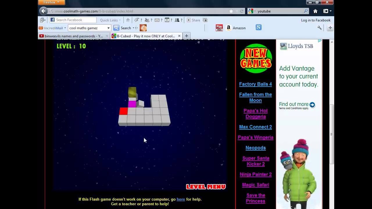 B-Cubed level 1-14 - YouTube