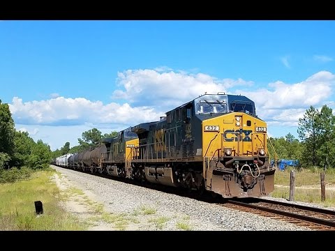 CSX Q463-16 near Elgin, SC w/ elephant style YN3 AC44CWs - YouTube