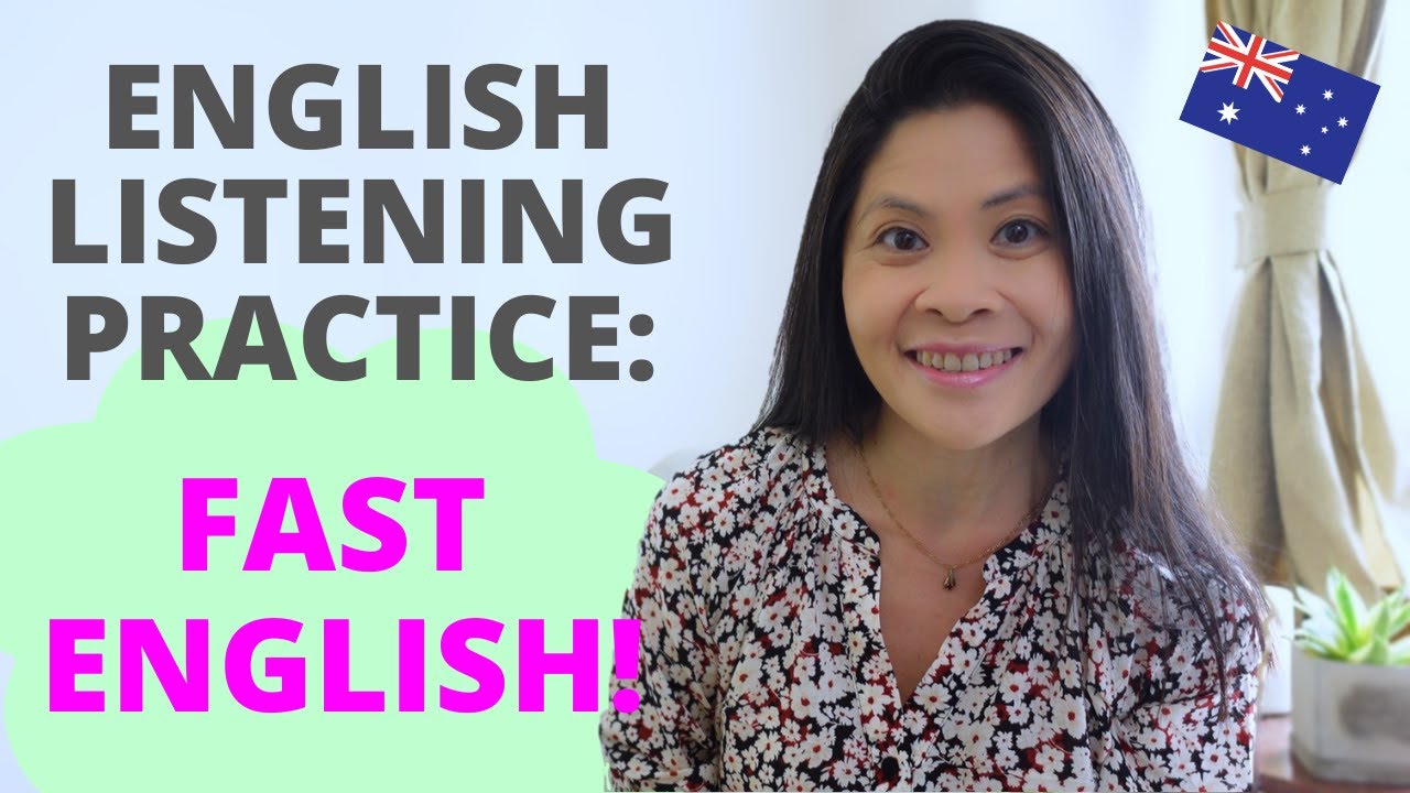 Let's listen to some FAST ENGLISH! (Australian Accent Listening ...